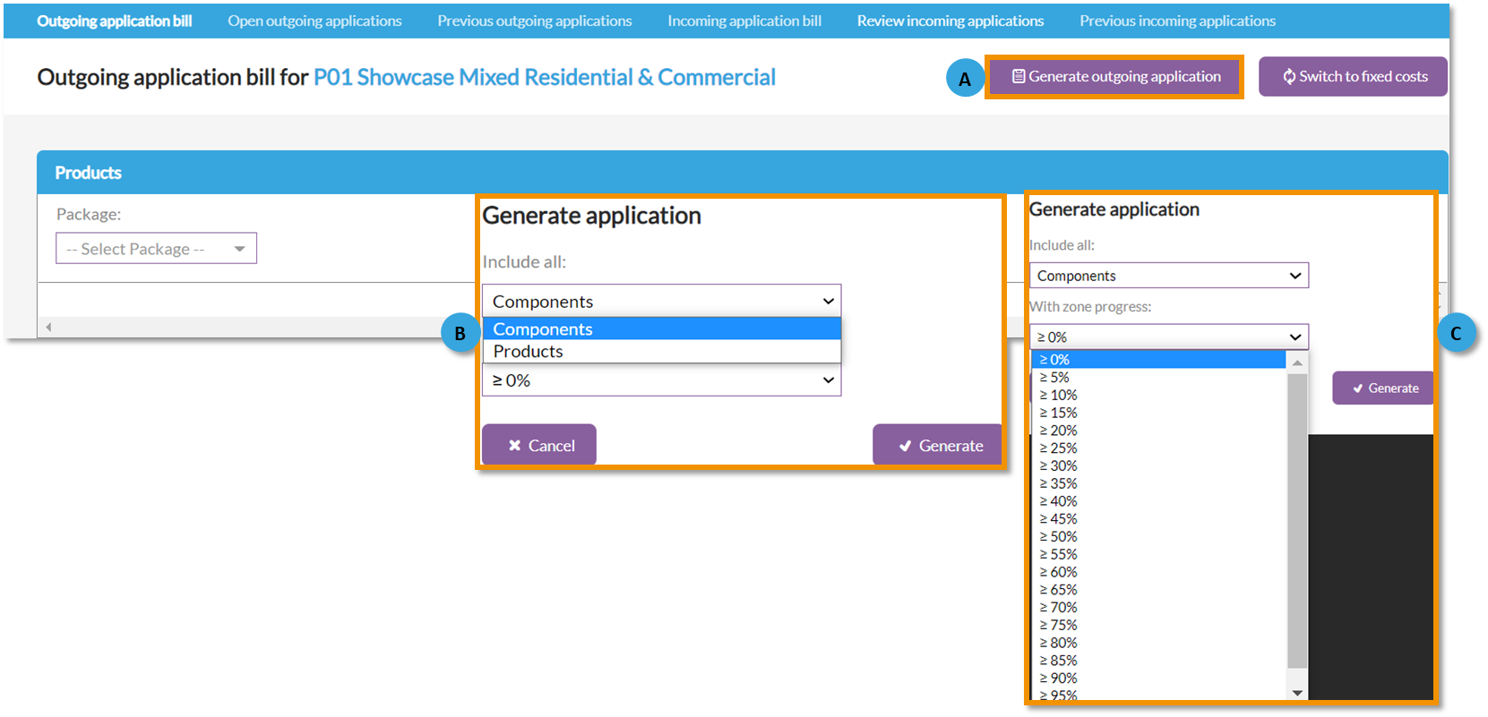 How white card works in outgoing applications