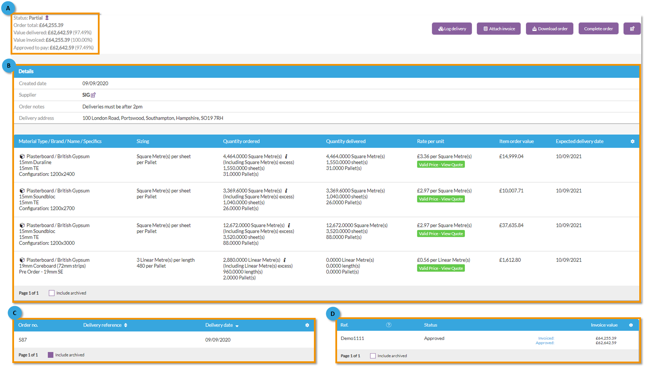 How to add an invoice to an order